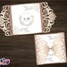 Laser Cut Wedding Invitation SVG Template Set, 12 Pieces for Cricut ...