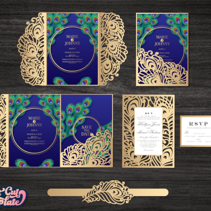 Feather Envelope Invite - Etsy