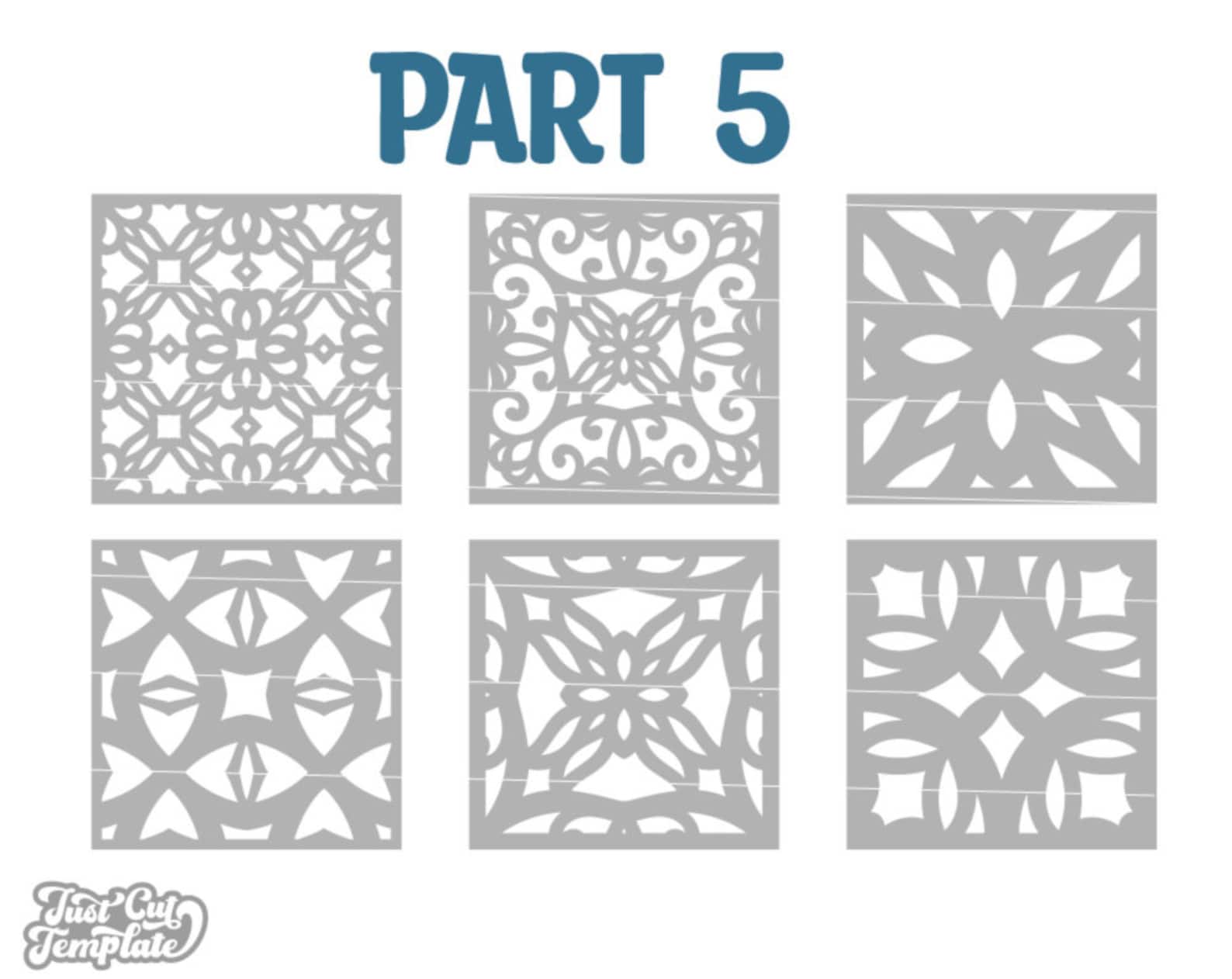 42 Panel Collection, Set Square Panels Svg Dxf, Laser Cut Coaster DXF ...