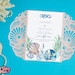 Sea Shell Wedding Invitation SVG Cut Template, Beach Wedding Gate Fold Card 5x7, Marine Party ...