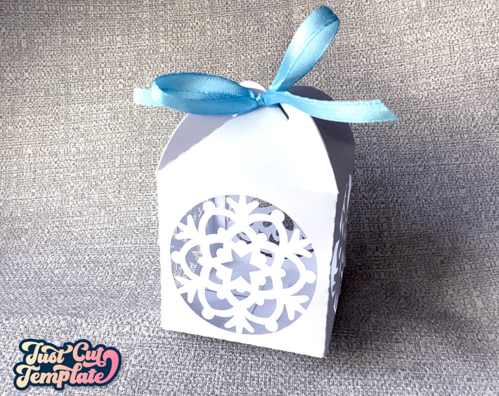 Christmas Favor Box Svg Cricut Template Winter Wedding Favor Box With