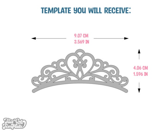 Princess Crown Stencil