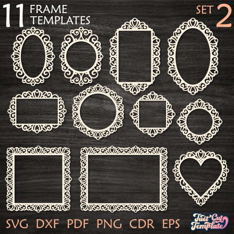 Oval Frame Svg - Etsy