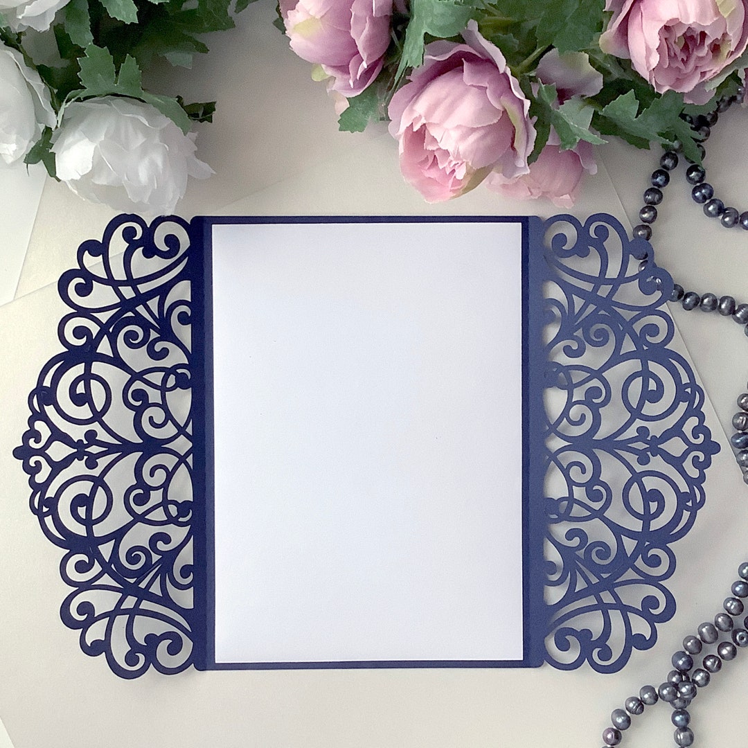 Gate Invitation Cricut, Wedding Invitation SVG 5x7, Quinceañera Party ...