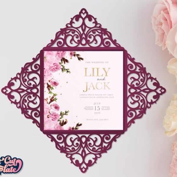 Lace Invitation - Etsy