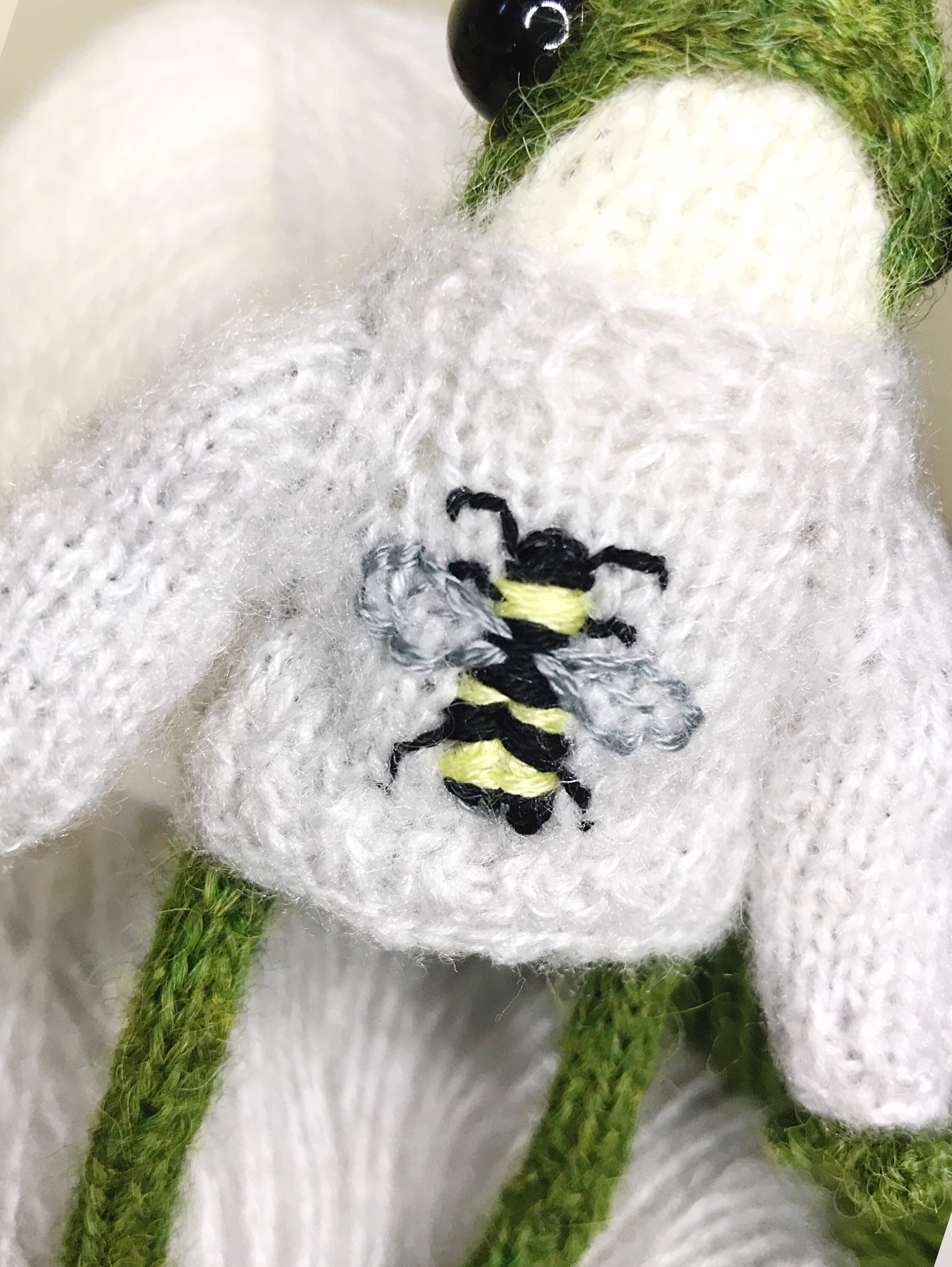 Knitted Frog in Sweater Crochet Frog Doll in Clothes Plush Knitt Frog ...