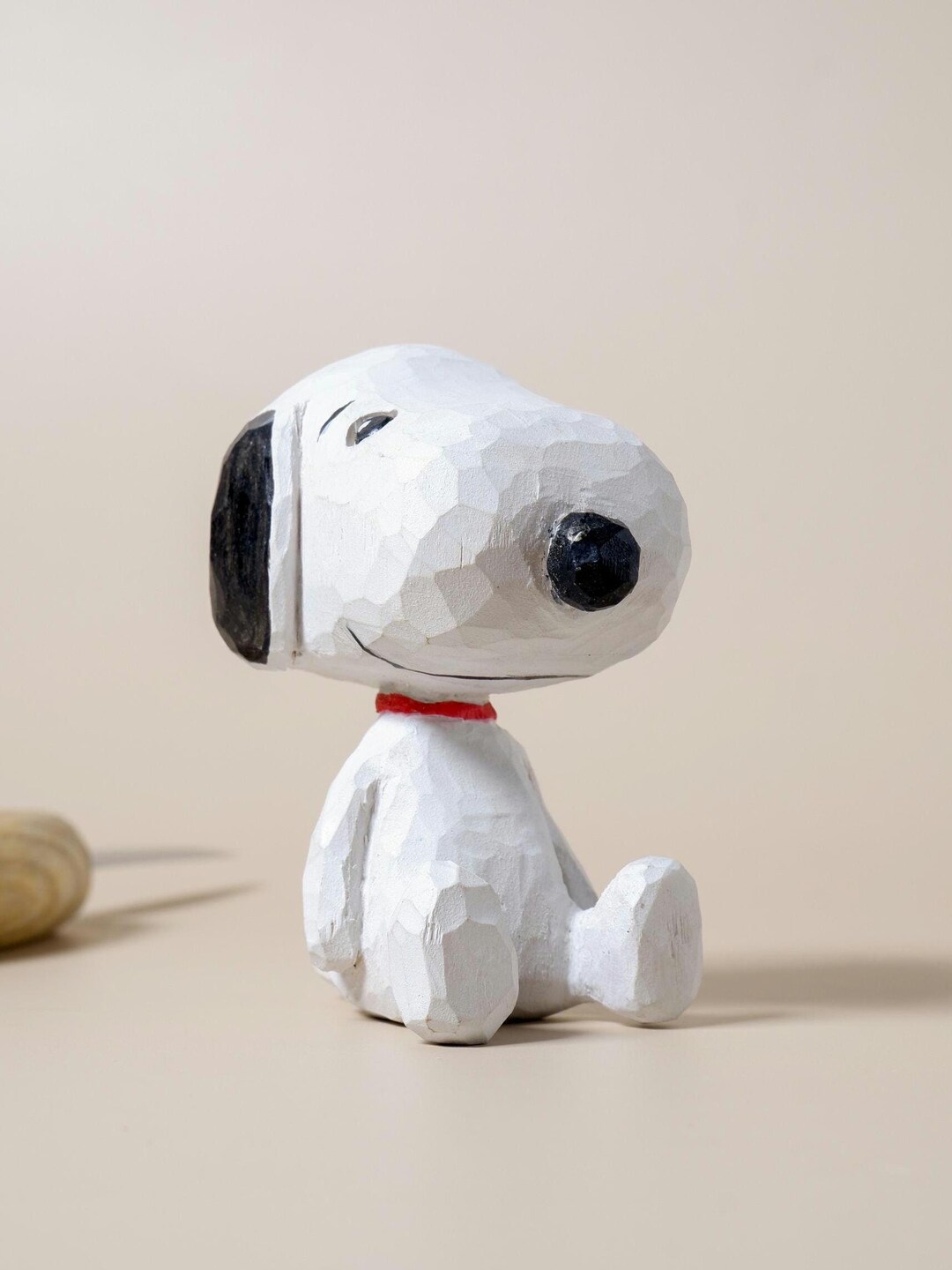 Hand Carved Wooden Beagle Dog Figurine Inspired by Classic Cartoon - Etsy