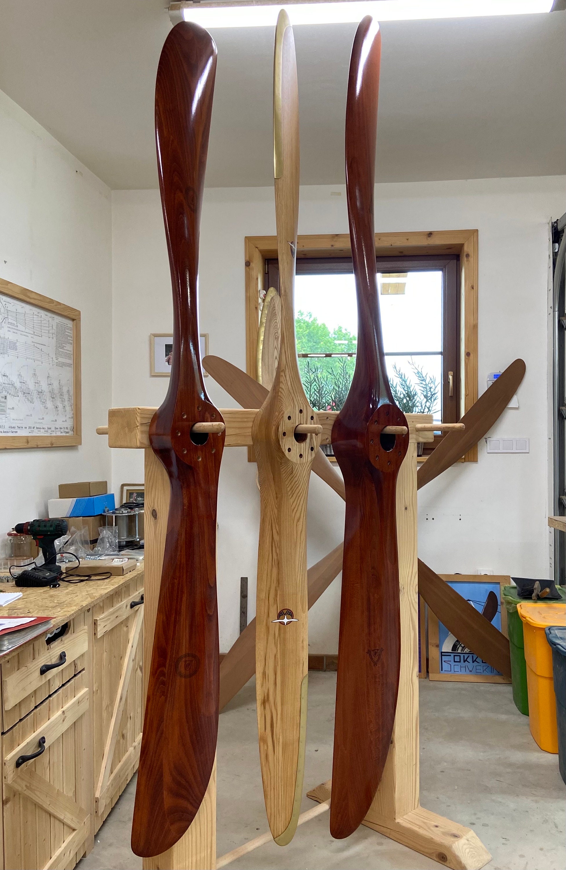 Chauviere Blériot 11 200cm Long Wooden Airplane Propeller - Etsy