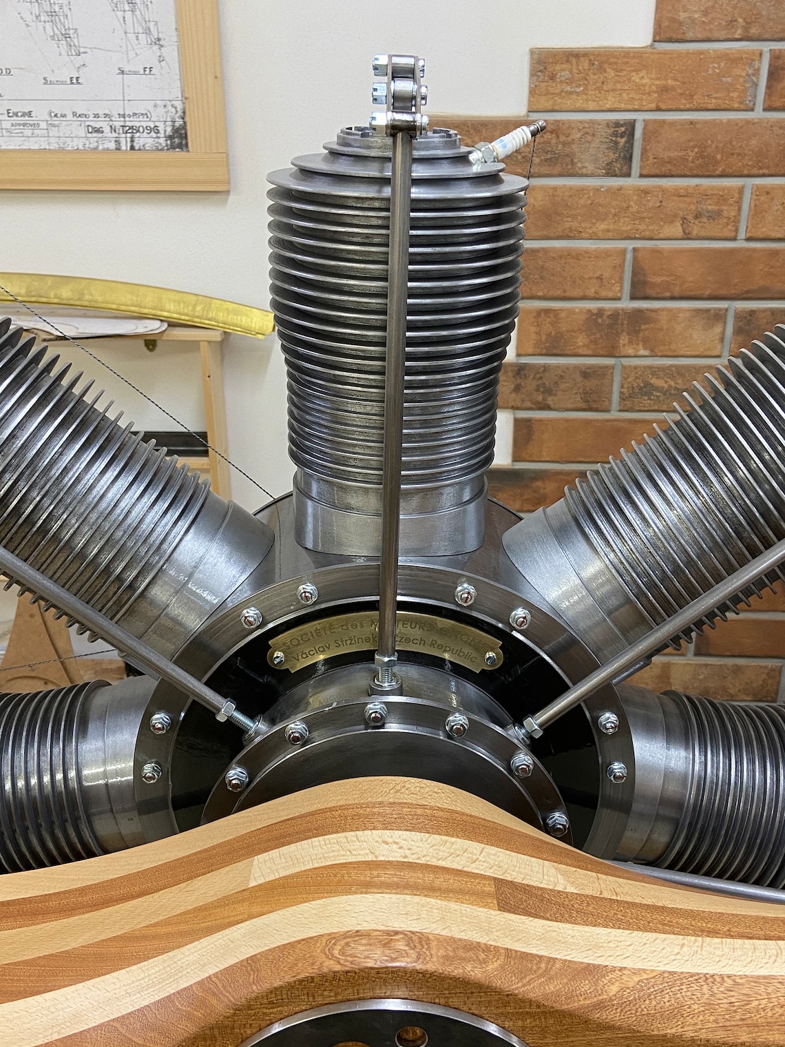 1909 WW1 Aero Radial Rotary Engine Gnome 7 Omega - Etsy