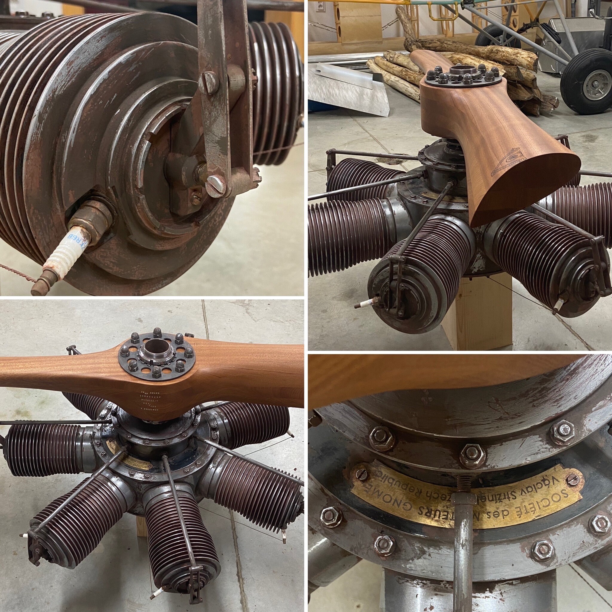 1909 WW1 Aero Radial Rotary Engine Gnome 7 Omega - Etsy