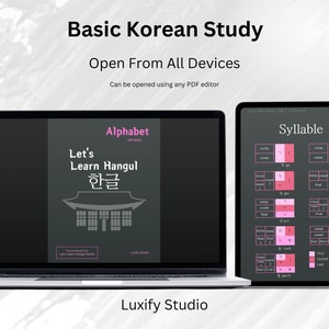 Learn Korean Book, Korean Study Beginner, Hangul Alphabet Chart, Korean ...