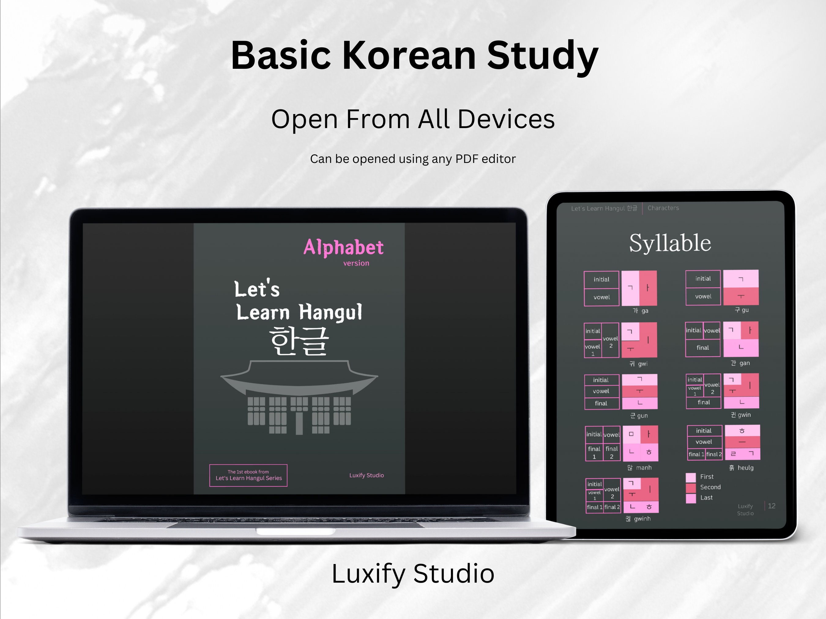 Learn Korean Book, Korean Study Beginner, Hangul Alphabet Chart, Korean ...