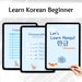 Learn Korean Bundle, Writing Practice Worksheets, Korean Study Pack ...