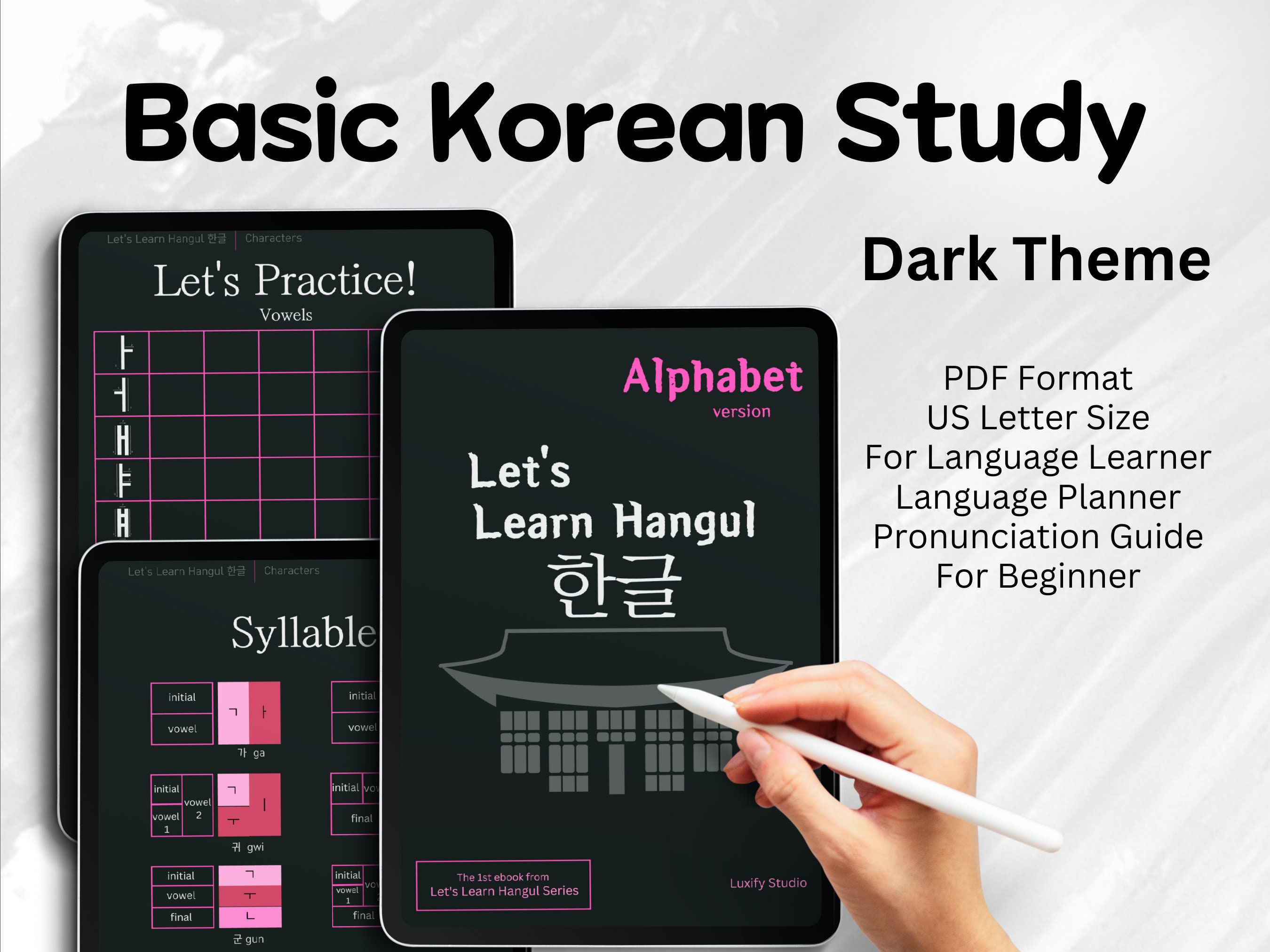 Learn Korean Bundle, Writing Practice Worksheets, Korean Study Pack ...