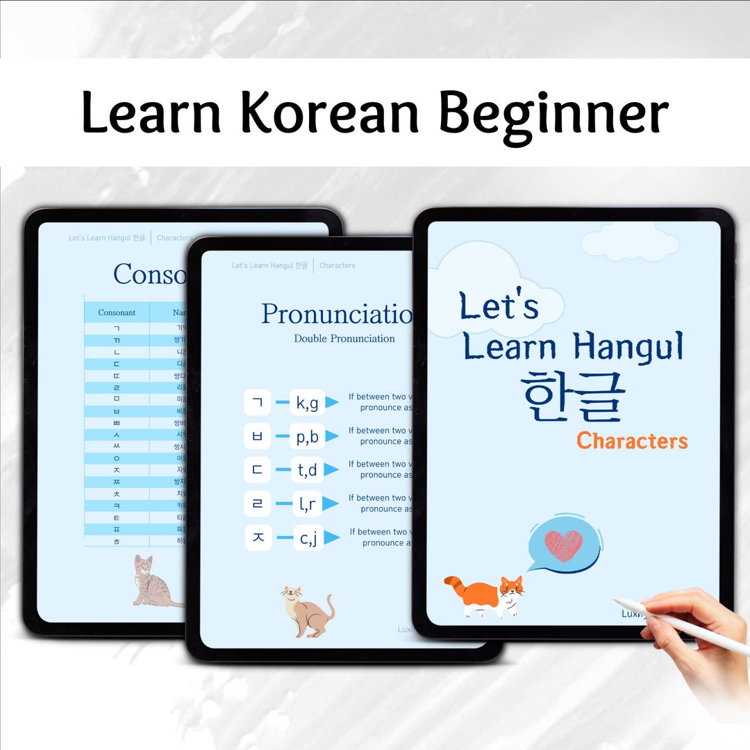 Learn to Write Korean Ebook Learn Korean PDF Korean Study - Etsy