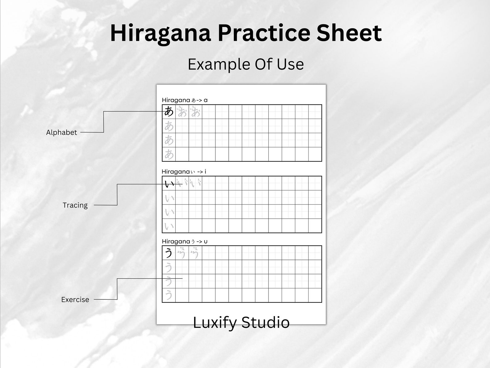 Japanese Hiragana Printables, Hiragana Writing Practice, Learn Japanese ...