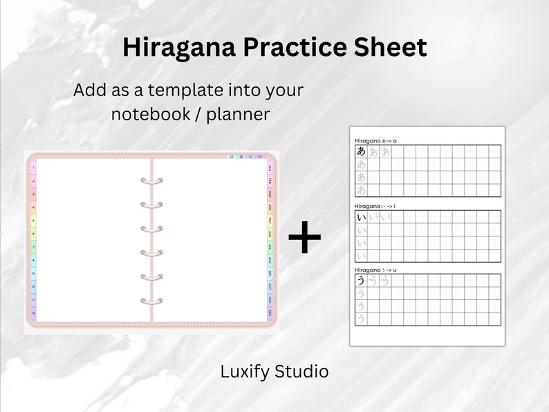 Japanese Hiragana Printables, Hiragana Writing Practice, Learn Japanese ...