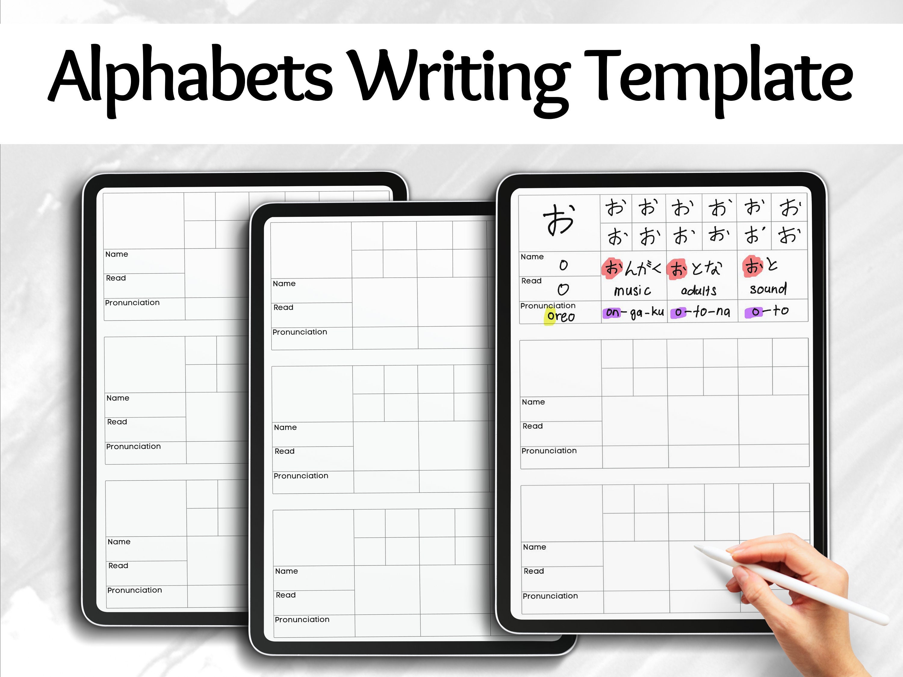 Japanese Letter Tracing Printable Handwriting Practice - Etsy