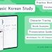 Korean Alphabet Worksheet, Hangul Practice Sheets, Korean Workbook Pdf ...