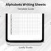 Hangul Worksheets Letter PDF, Learn Korean Alphabet, Writing for ...