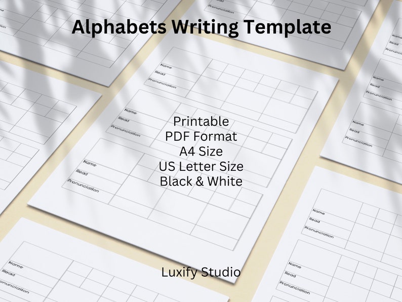 Japanese Letter Tracing Printable, Handwriting Practice Worksheet ...