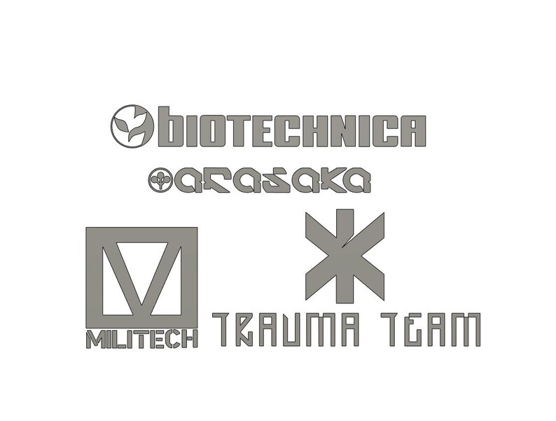 Cyberpunk Logos (.dxf,.step, .stl) - Etsy