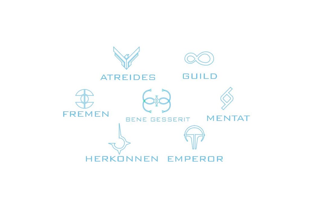 Dune Houses Logos Files (.svg, .dxf, .step, .stl) - Etsy