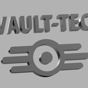 Fallout Vault-tec LOGO Files (.dxf, .stl, .step) - Etsy