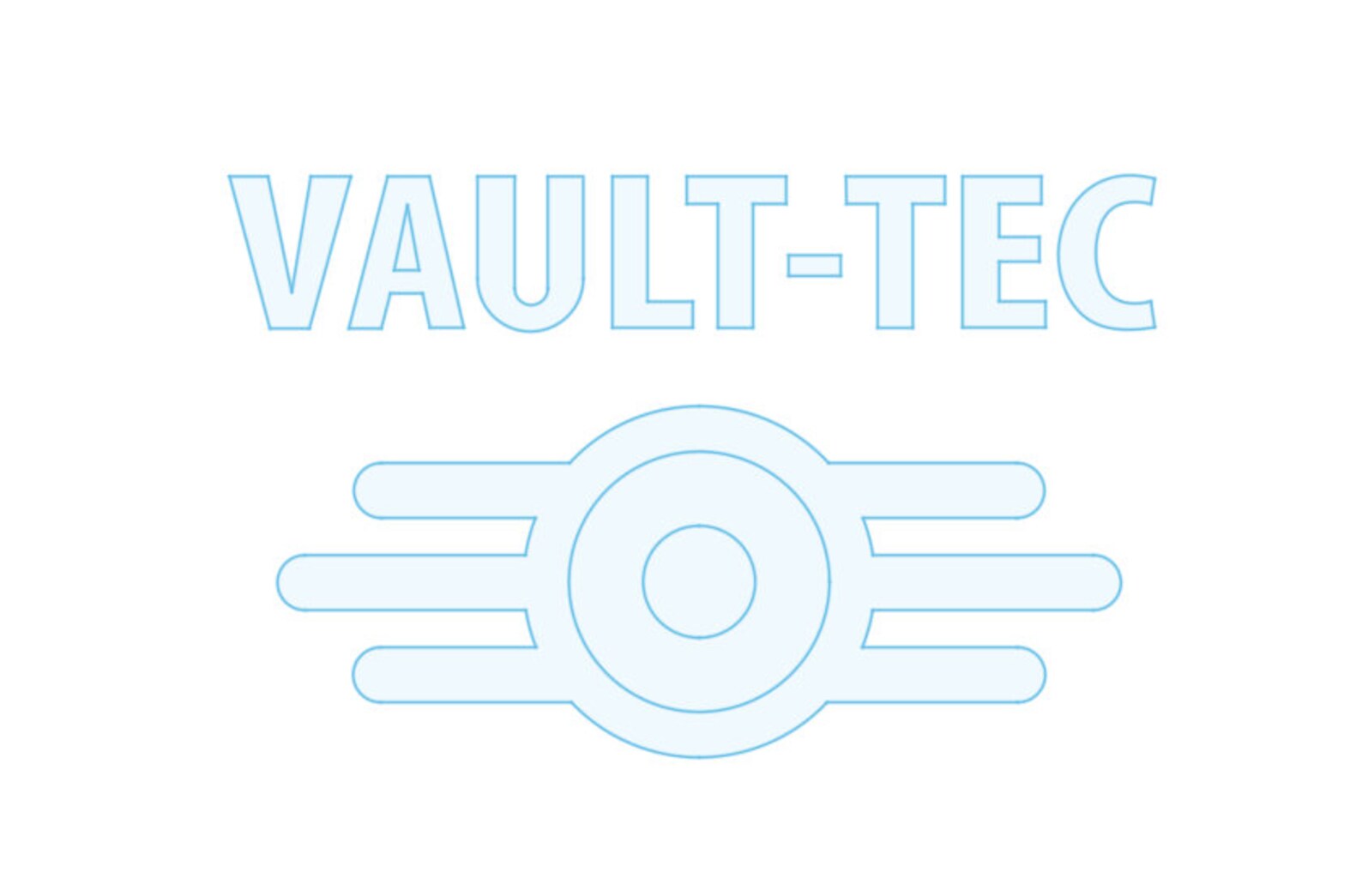 Fallout Vault-tec LOGO Files (.dxf, .stl, .step) - Etsy