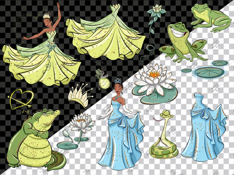 Princess and the Frog PNG Clipart, Princess and the Frog , Tiana ...