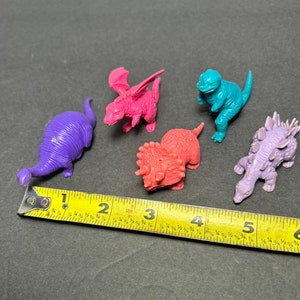 90s Russ Mini Rubber Dinosaurs Lot of 5 Made in Hong Kong Triceratops ...