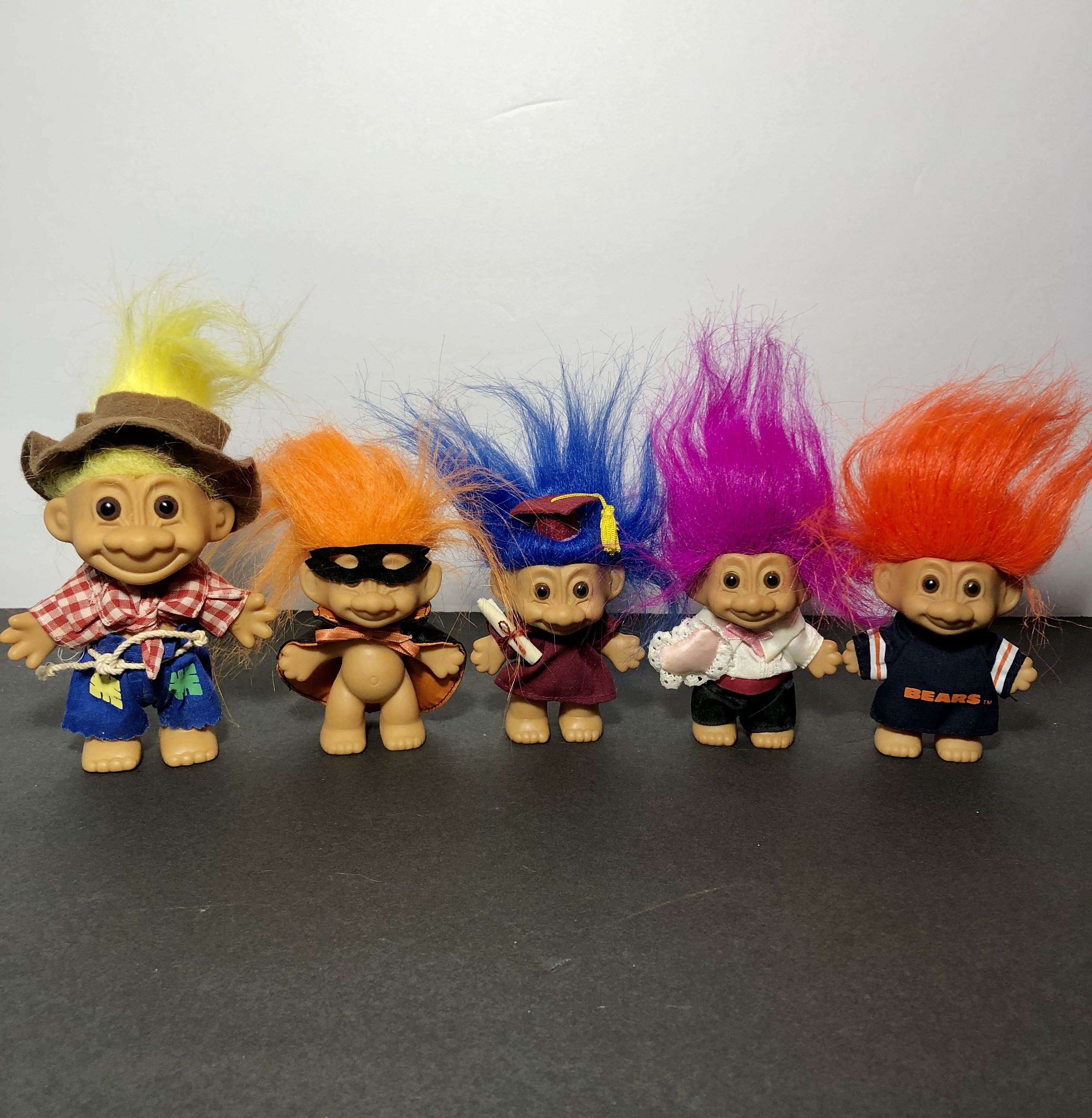 80s 90s Trolls Russ Crazy Hair Colourful Choose the One You - Etsy
