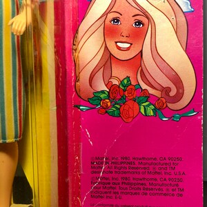 Mattel 1980 Barbie Steffie Super Star Doll New on Card Made in - Etsy