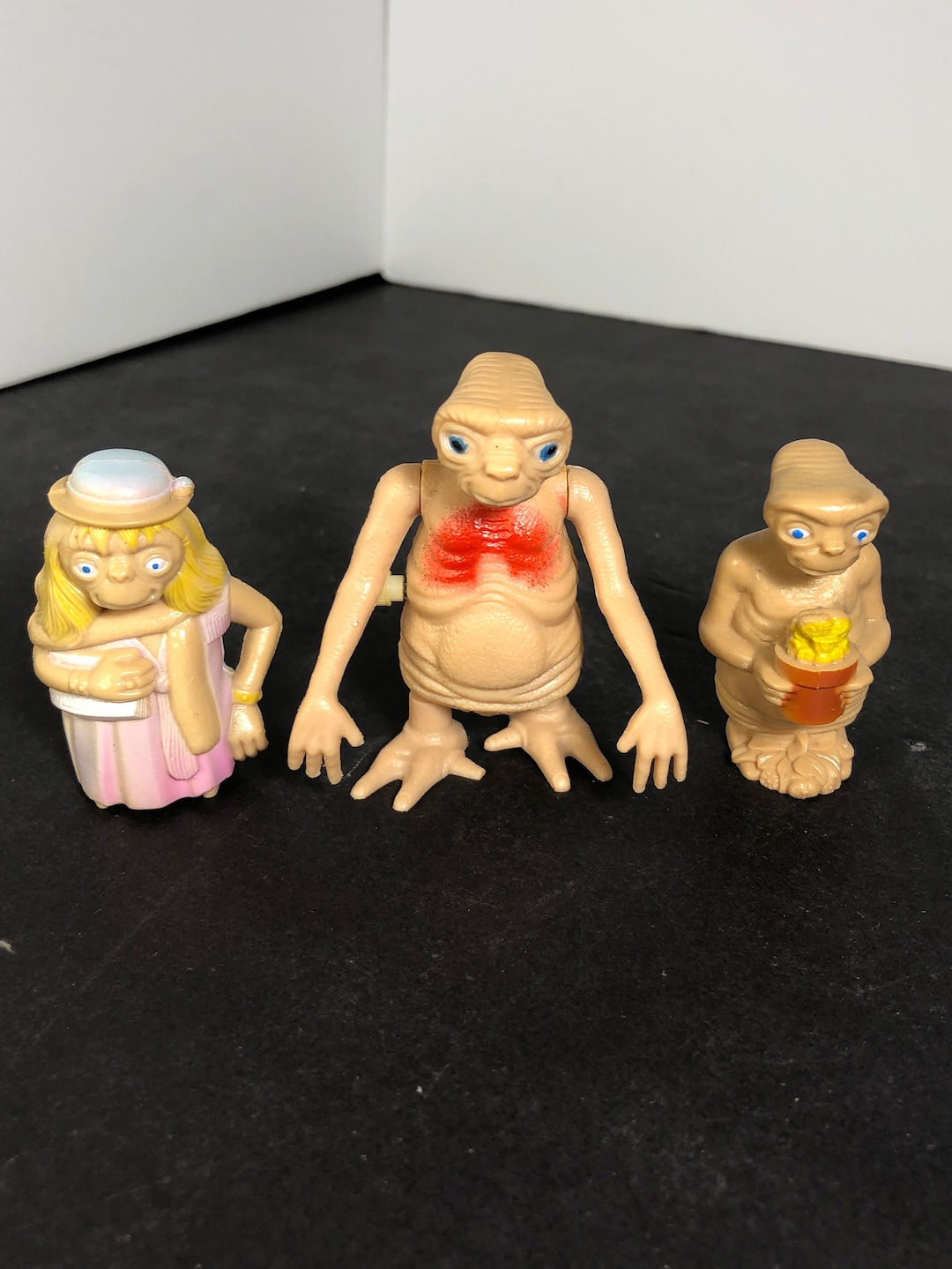 1980s ET Extra Terrestrial Lot of 3 2-2.5 Tall LJN Toys Universal ...