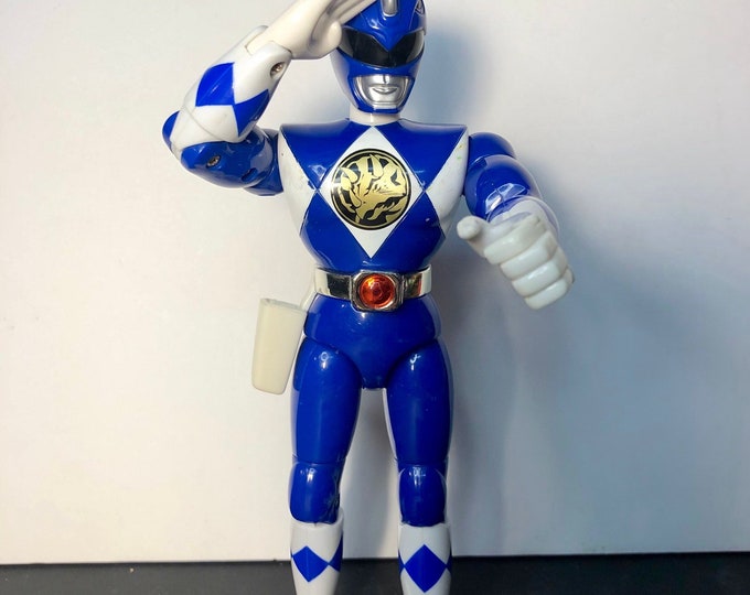 90s Mighty Morphin Power Ranger Bandai Blue Action Figure - Etsy