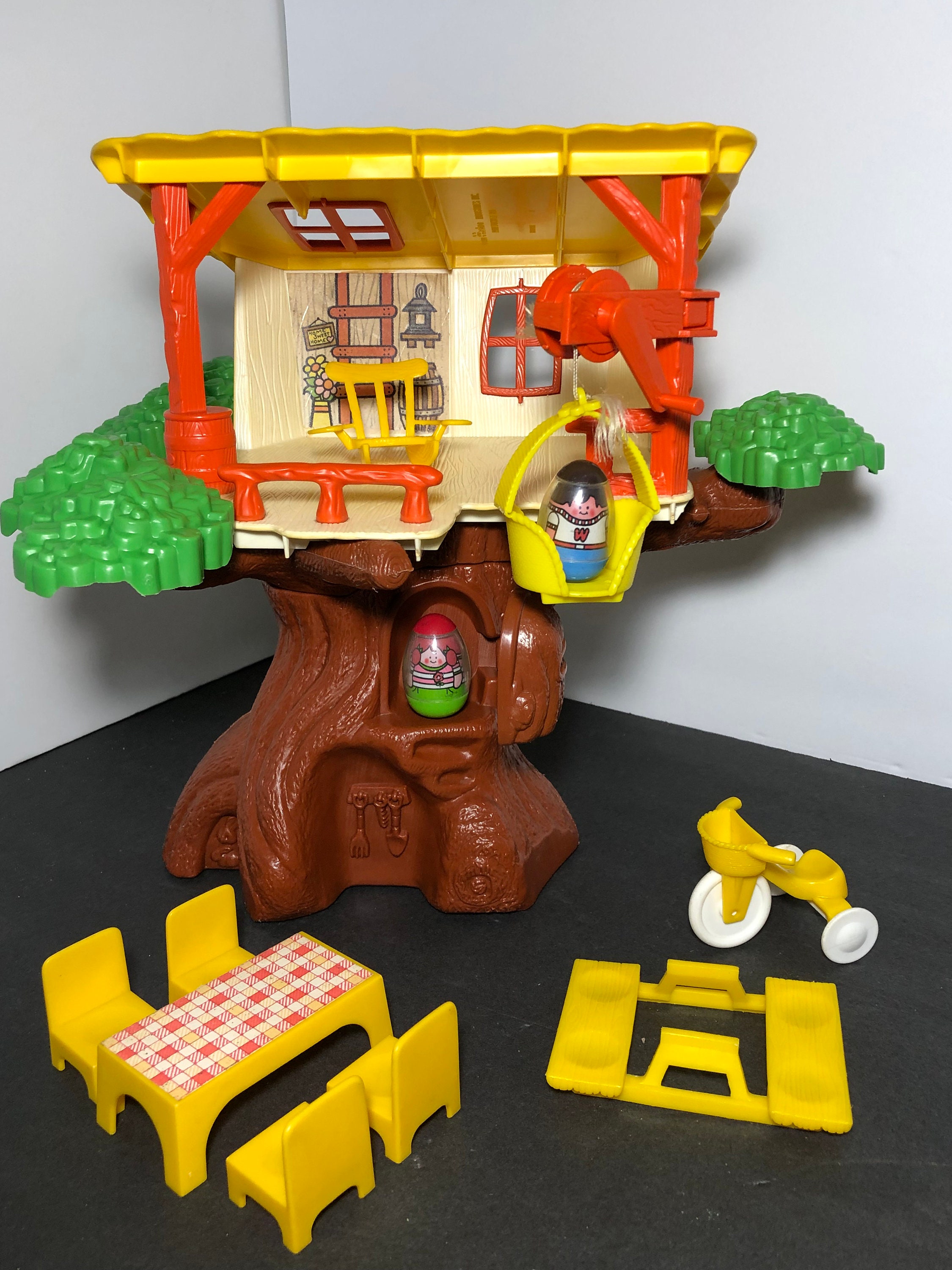 70s Romper Room Hasbro Weebles Tree House With Extras Weeble - Etsy 70s Romper Room Hasbro Weebles Tree House With Extras Weeble - Etsy