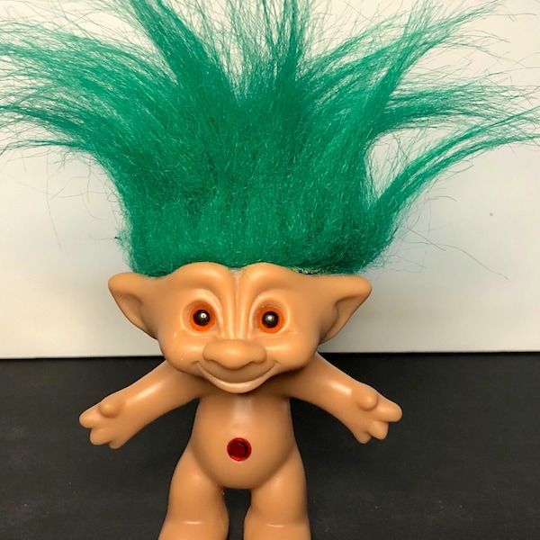 Green Hair Troll - Etsy