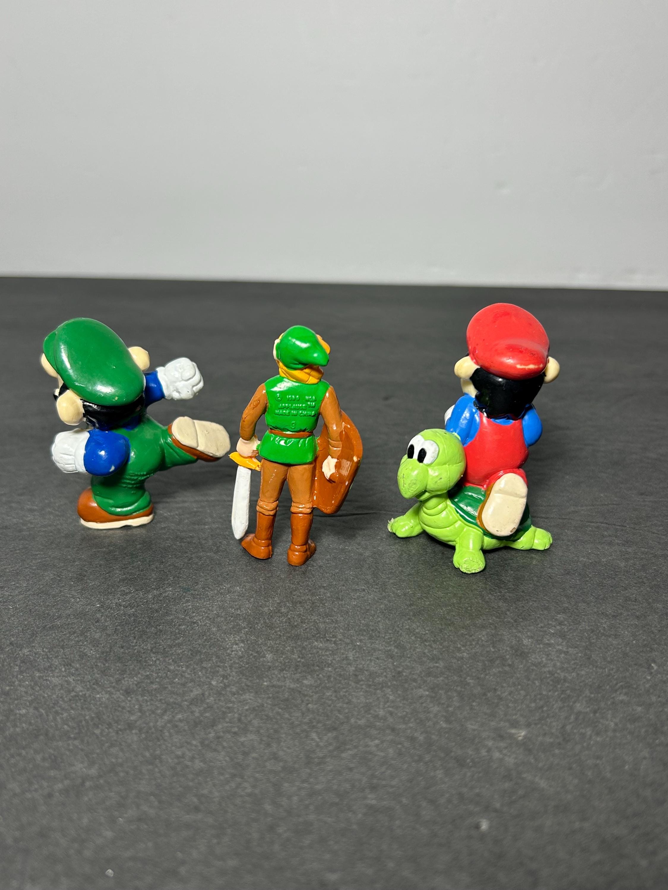1989 Nintendo Mario Luigi the Legend of Zelda Applause 2.5” Tall Lot of ...