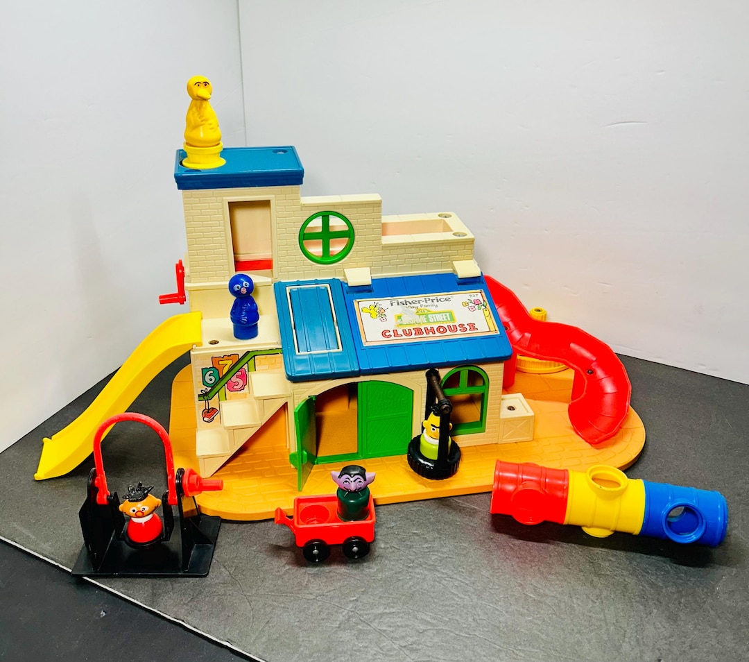 1976 Fisher Price Sesame Street Club House #937 Complete Set - Etsy