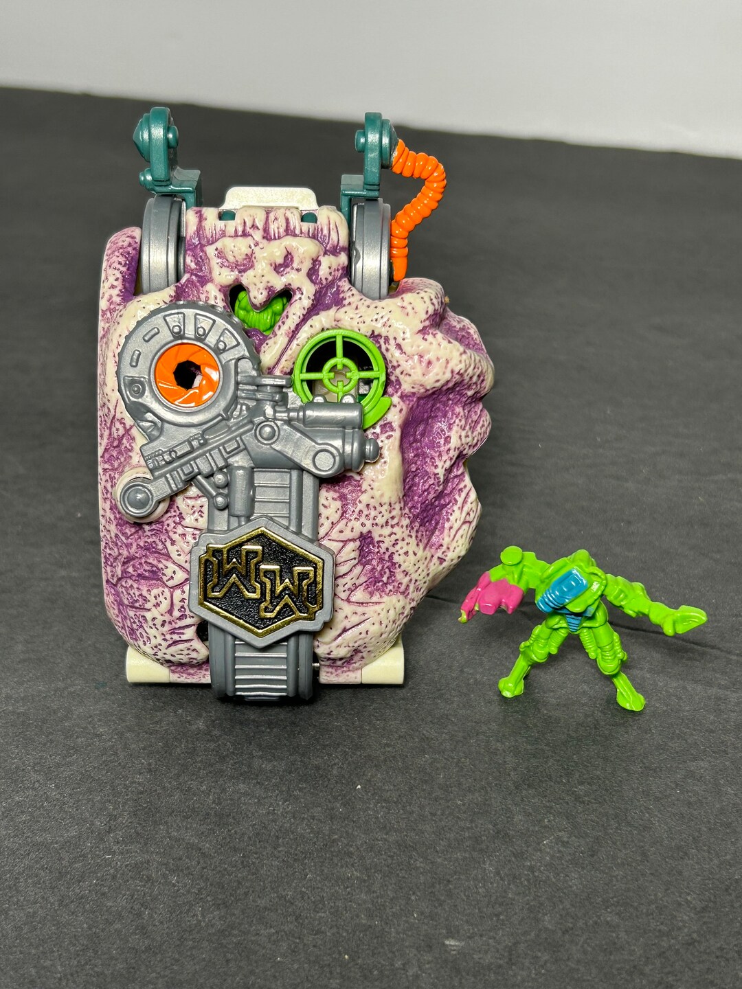 1994 Mighty Max Bytes Cyber Skull Cyborg Bluebird Toys 1 Figure Doom ...