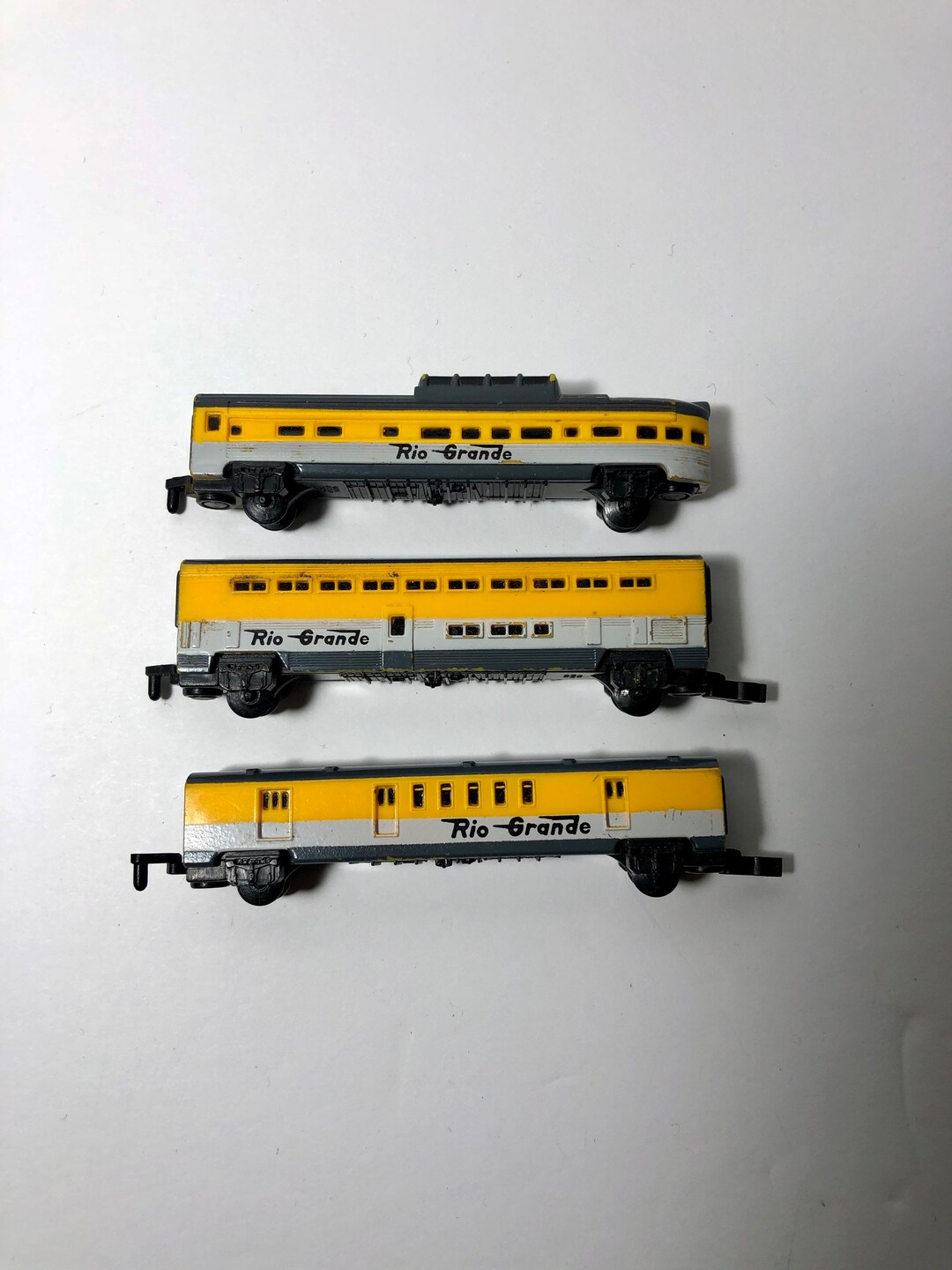 1989 Micro Machines Galoob Rio Grande Trains 3 Cars - Etsy