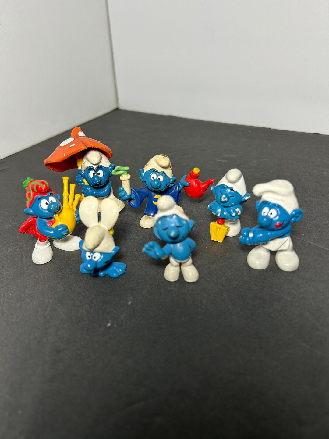 Smurfs PVC Figures Lot of 7 Peyo Bully Made in West Germany 2” - Etsy