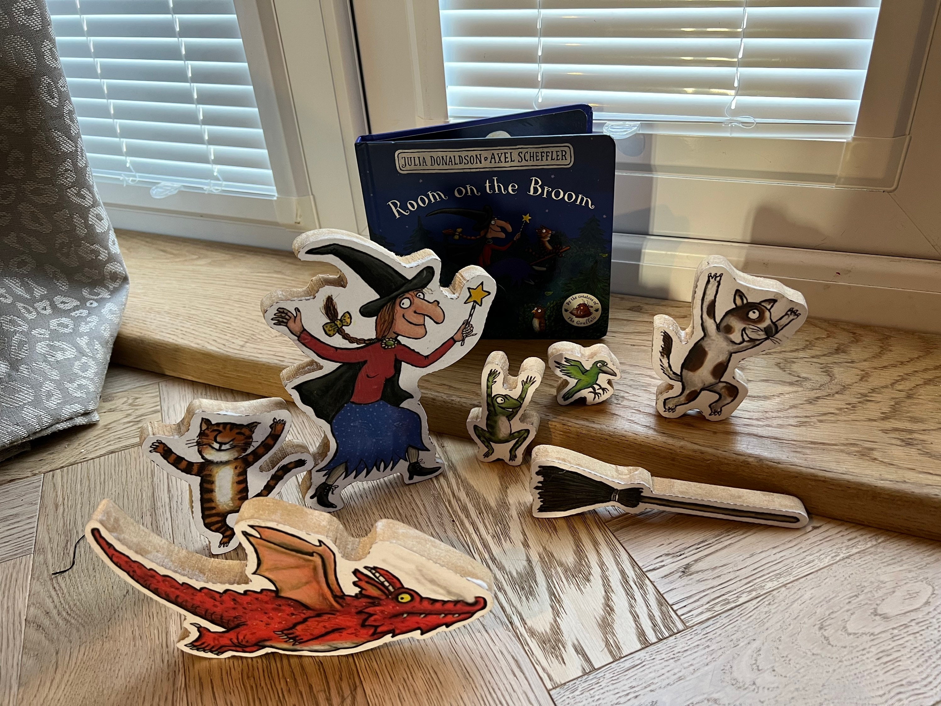 Room on the Broom Wooden Characters - Etsy