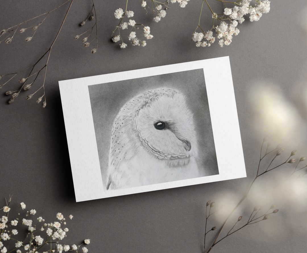 Printable Owl Digital Greeting Card, Instant Download, 7x5 Inch Cards ...