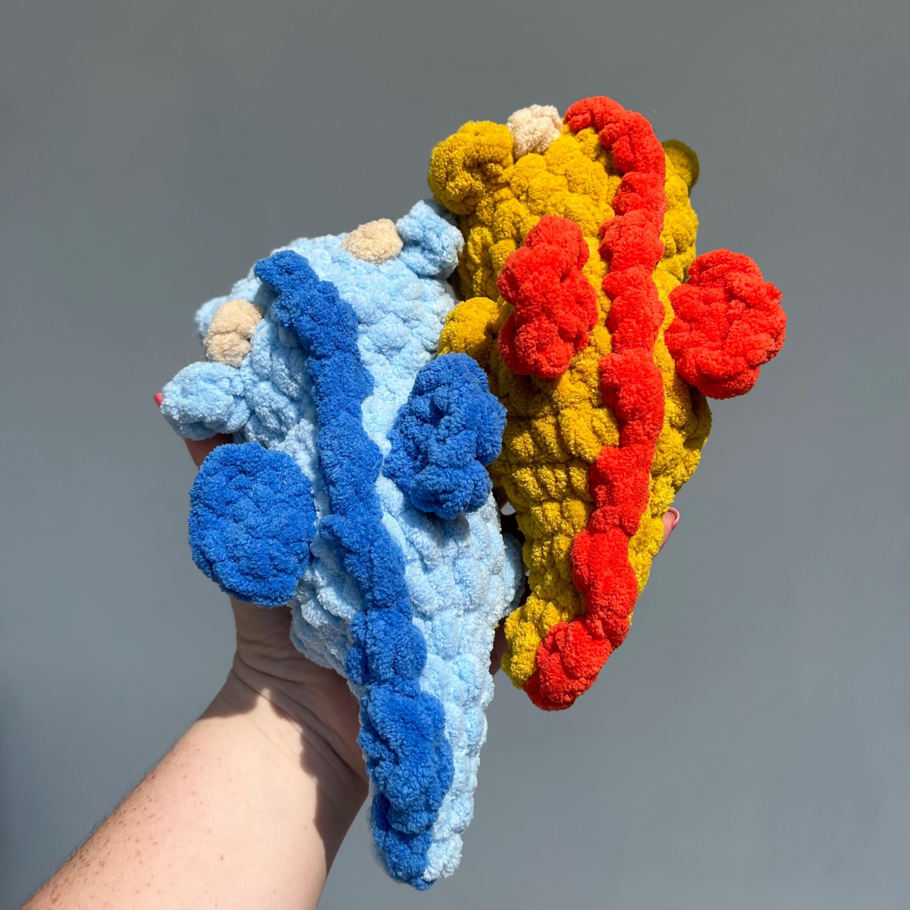 Crochet Lazy Dragon Pattern - Amigurumi Pdf Document - Laying Down ...