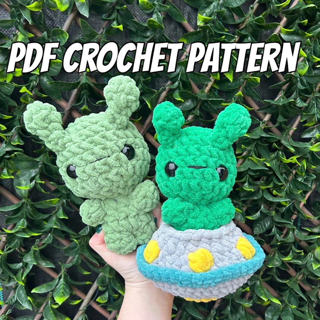 Crochet Alien & UFO Pattern - Amigurumi PDF Pattern - Etsy