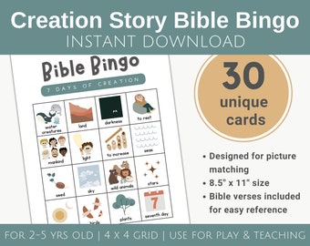 Bible Character Bingo Cards Bible Game Sunday School Game - Etsy Canada