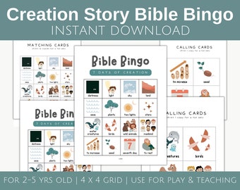 Bible Character Bingo Cards Bible Game Sunday School Game - Etsy Canada