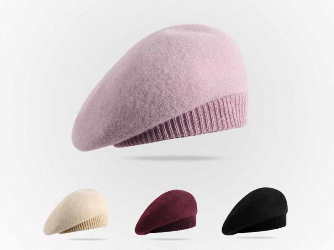 Beige Beret, Fall/winter Beret, Painter's Beret, Everyday Hat, Women's ...