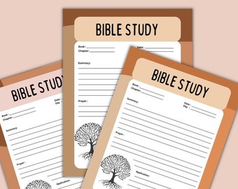 Bible Study Printable - Etsy